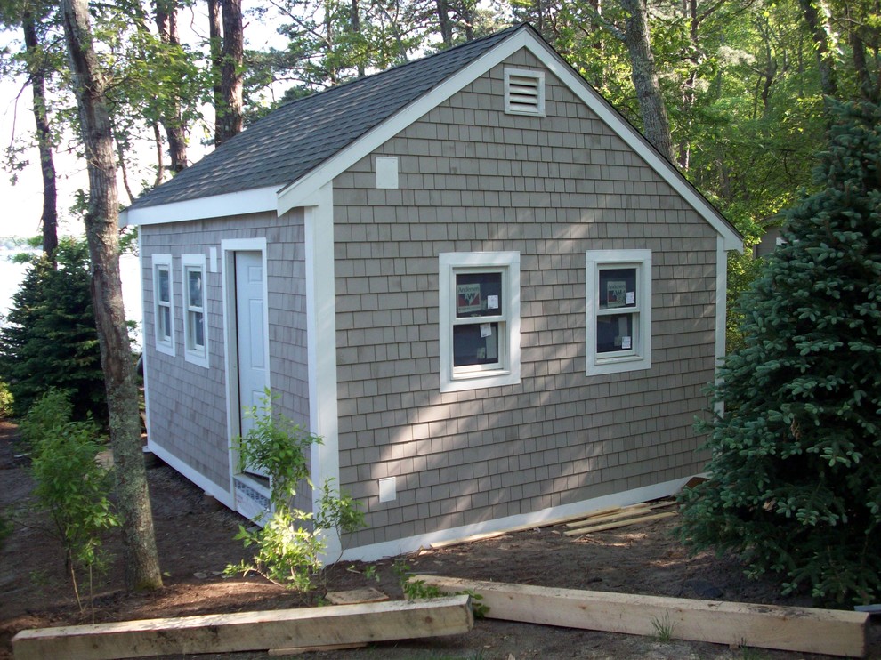 Custom Timber Framed Shed - Traditional - Shed - Boston - by Bigham ...