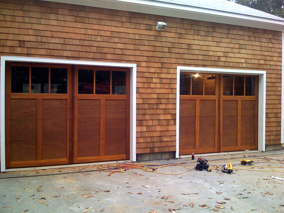 Custom Wood Garage Doors - Transitional - Shed - New York - by AJ ...