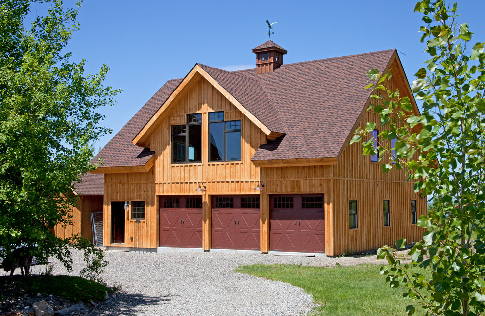 Detached Garages - Traditional - Shed - Other - by Sand Creek Post & Beam | Houzz