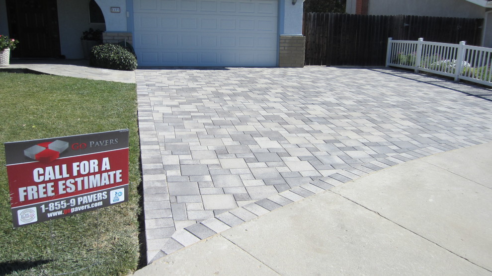 Driveway Pavers - View 1 - Traditional - Shed - Los Angeles - by Go ...