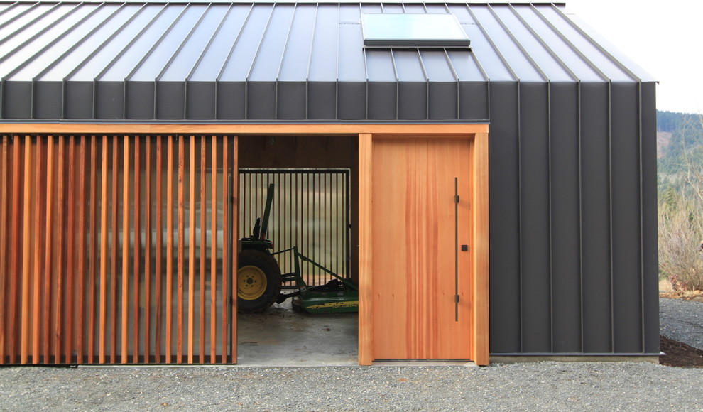 Elk Valley Tractor Shed - Modern - Garden Shed and Building - Portland ...