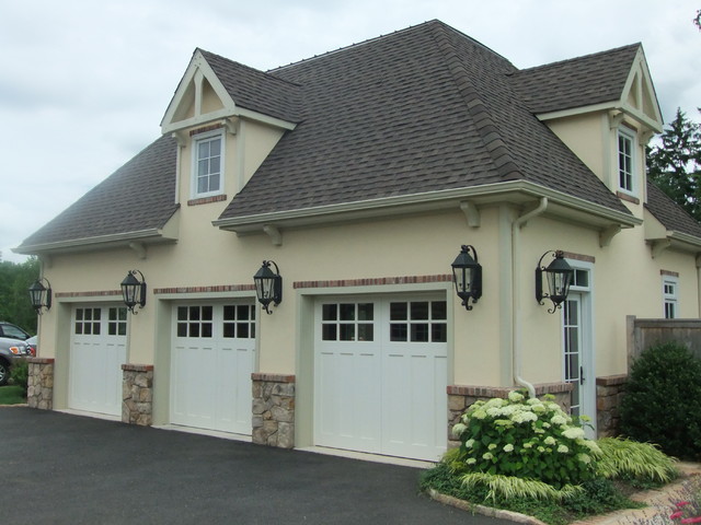 French country estate - Traditional - Garage - New York - by D2A ...