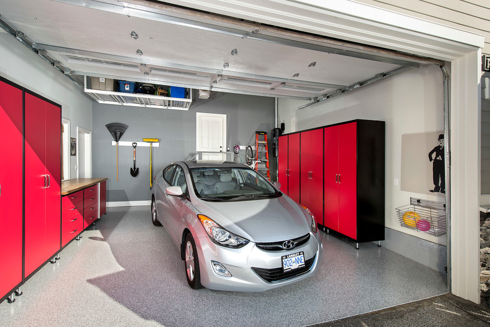 Garage Reno using Forged Racks - Modern - Garage - Vancouver - by ...
