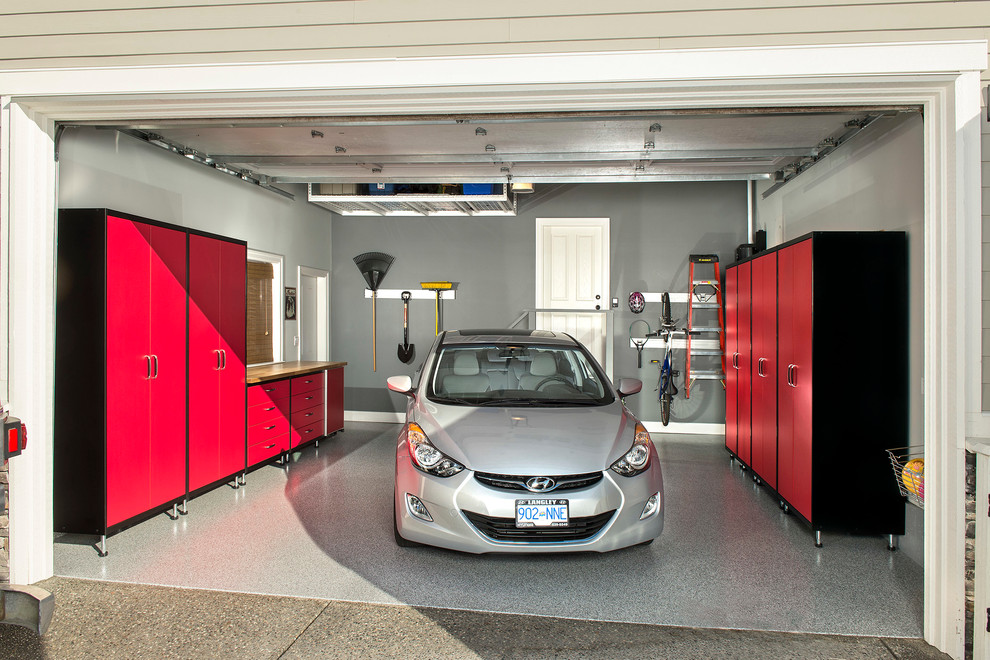 Garage Reno using Forged Racks - Modern - Garage - Vancouver - by ...