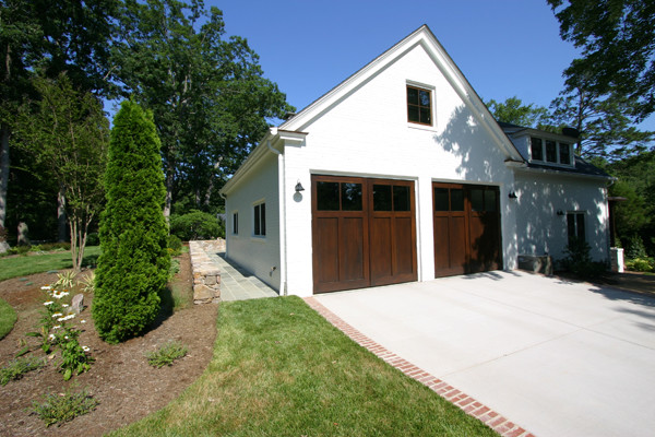 Gimghoul Guesthouse - Traditional - Garage - Raleigh - by Linton ...