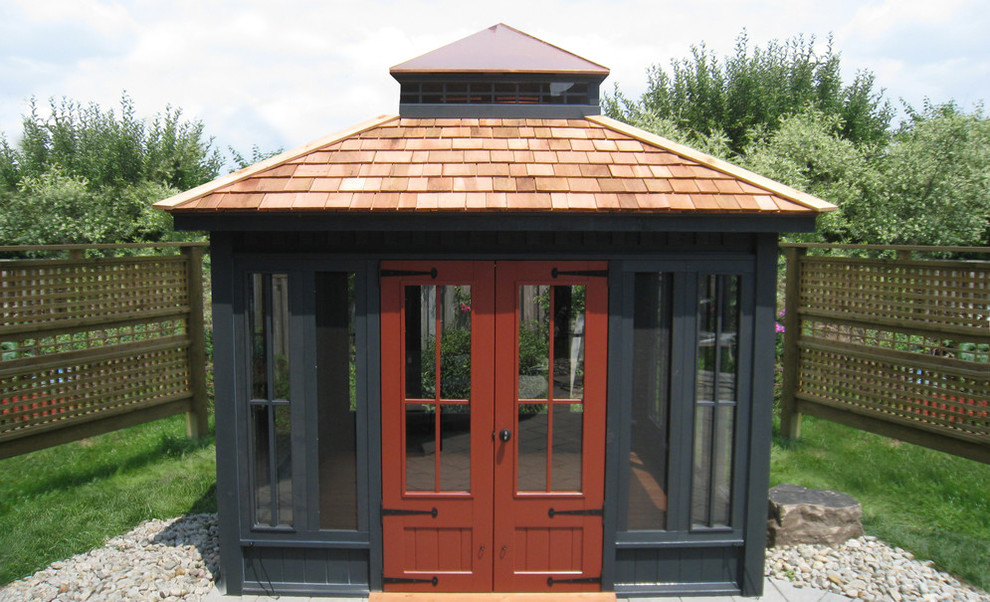 Glass Houses - Transitional - Shed - Toronto - by Limestone Trail Co ...