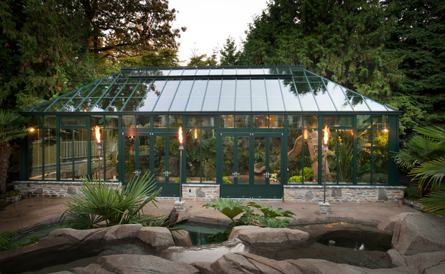 Greenhouse Pool Cover - Modern - Garden Shed and Building - Vancouver ...