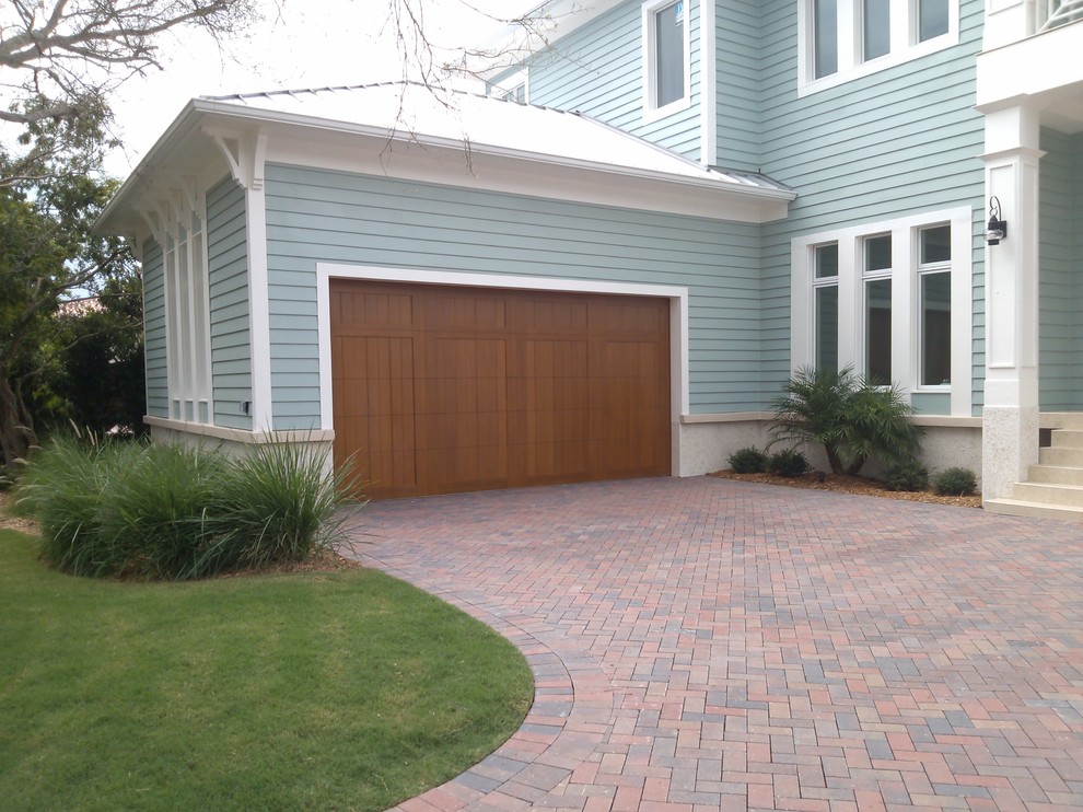 Hardscape - driveways, patios, retaining walls - Tropical - Shed ...