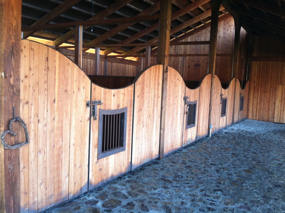 Horse stalls, Alexander Valley - Rustic - Shed - San Francisco - by ...
