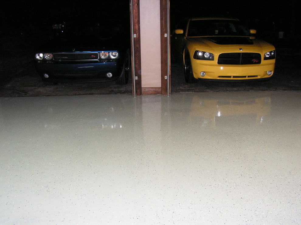Hot Rod Garage Floor - Traditional - Garage - Minneapolis - by ...
