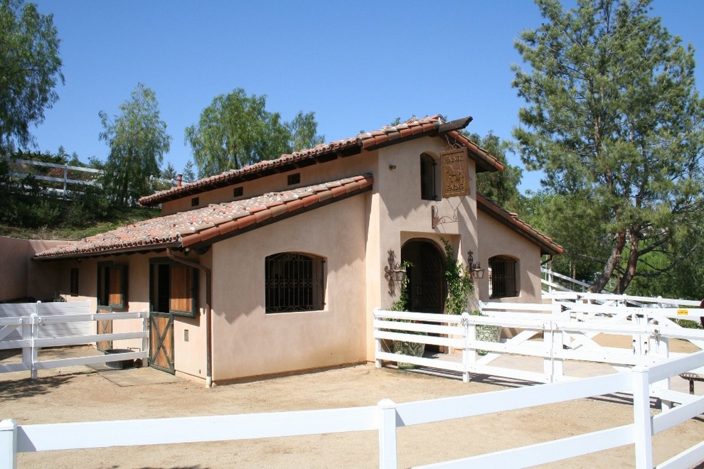 Loggia & Barn - Mediterranean - Shed - Los Angeles - by Residential ...