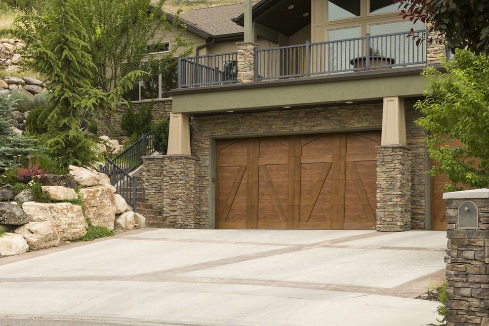 Martin Door - Rustic - Shed - Calgary - by Creative Door | Houzz