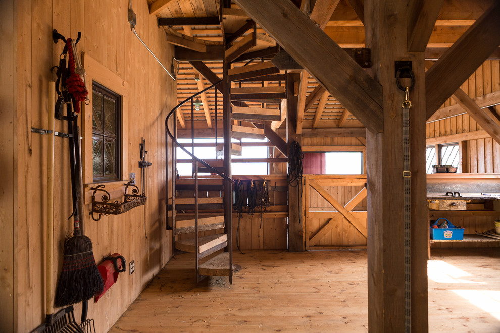 Middlesex Farmhouse & Timber Frame Barn - Farmhouse - Shed - Burlington ...
