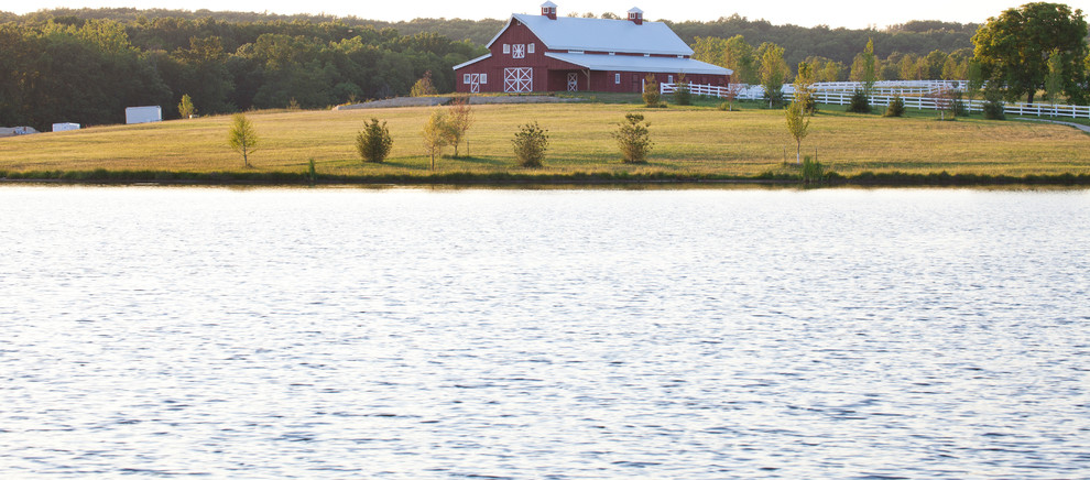 Missouri Great Plains Western Horse Barn - Traditional - Shed - Other - by Sand Creek Post ...