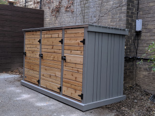 Modern Garbage/Recycling Bin Storage Shed - Modern - Shed - Toronto ...