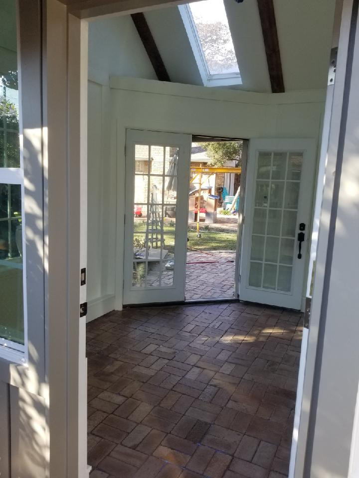 New French Doors and Flooring - Southwestern - Shed - Oklahoma City ...
