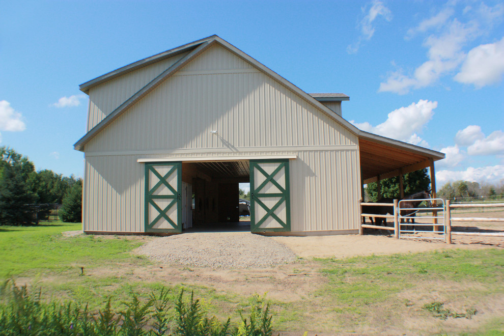 New Horse Stable - Rustic - Shed - Grand Rapids - by Morris Builders ...