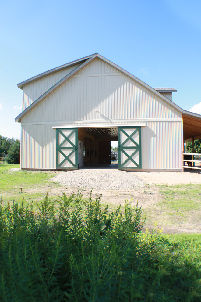 New Horse Stable - Rustic - Shed - Grand Rapids - by Morris Builders ...