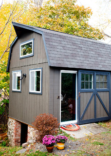 Outbuilding Home Office - Rustic - Shed - New York - by Pamela Dailey ...