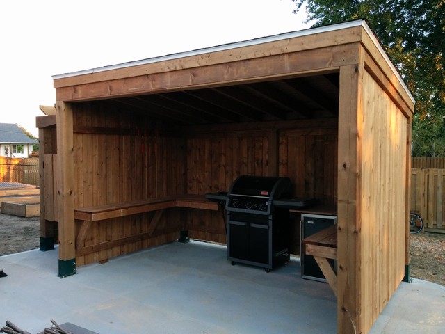 Outdoor Kitchen Sheds