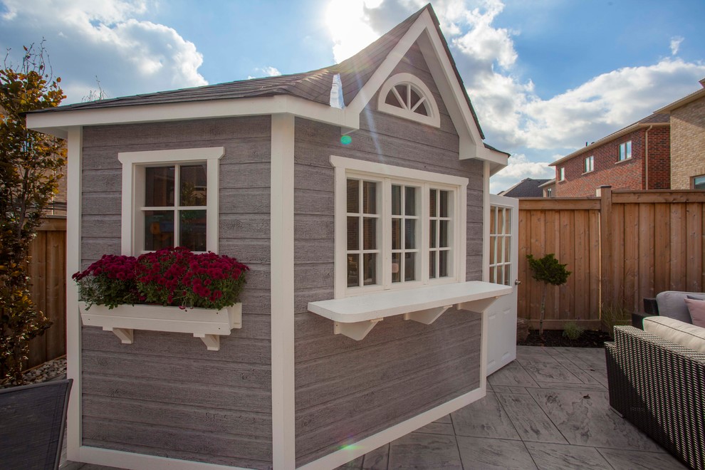 Pool Shed in Georgetown - Contemporary - Shed - Toronto - by Shed ...