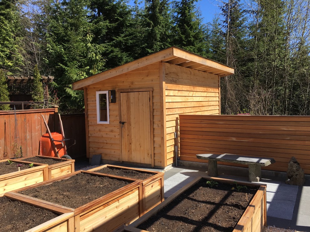 Potting shed in the grow zone - Modern - Shed - Vancouver - by ...