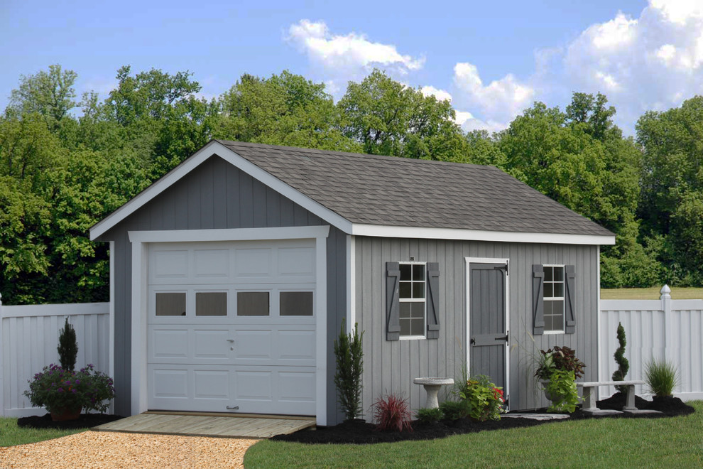 Prefab One Car Garage Sheds - Traditional - Shed - Philadelphia - by ...
