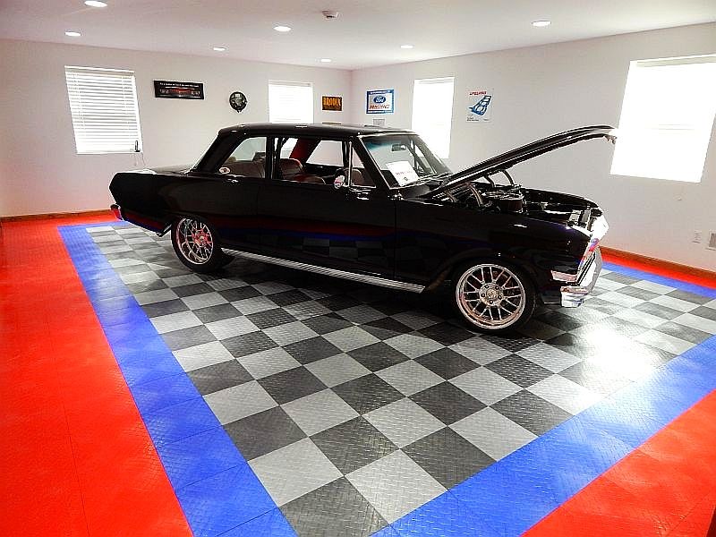 RaceDeck® Garage Floor - Hot Rod Theme Home Garage - Garage - Salt Lake ...