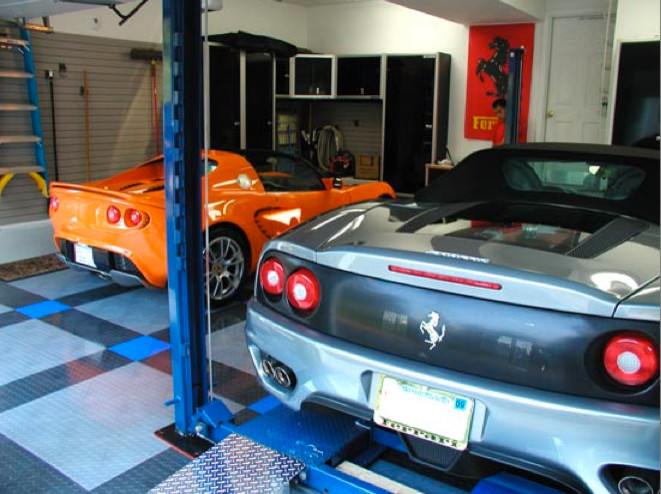 RaceDeck garage flooring ideas - cool garages with cool cars too ...