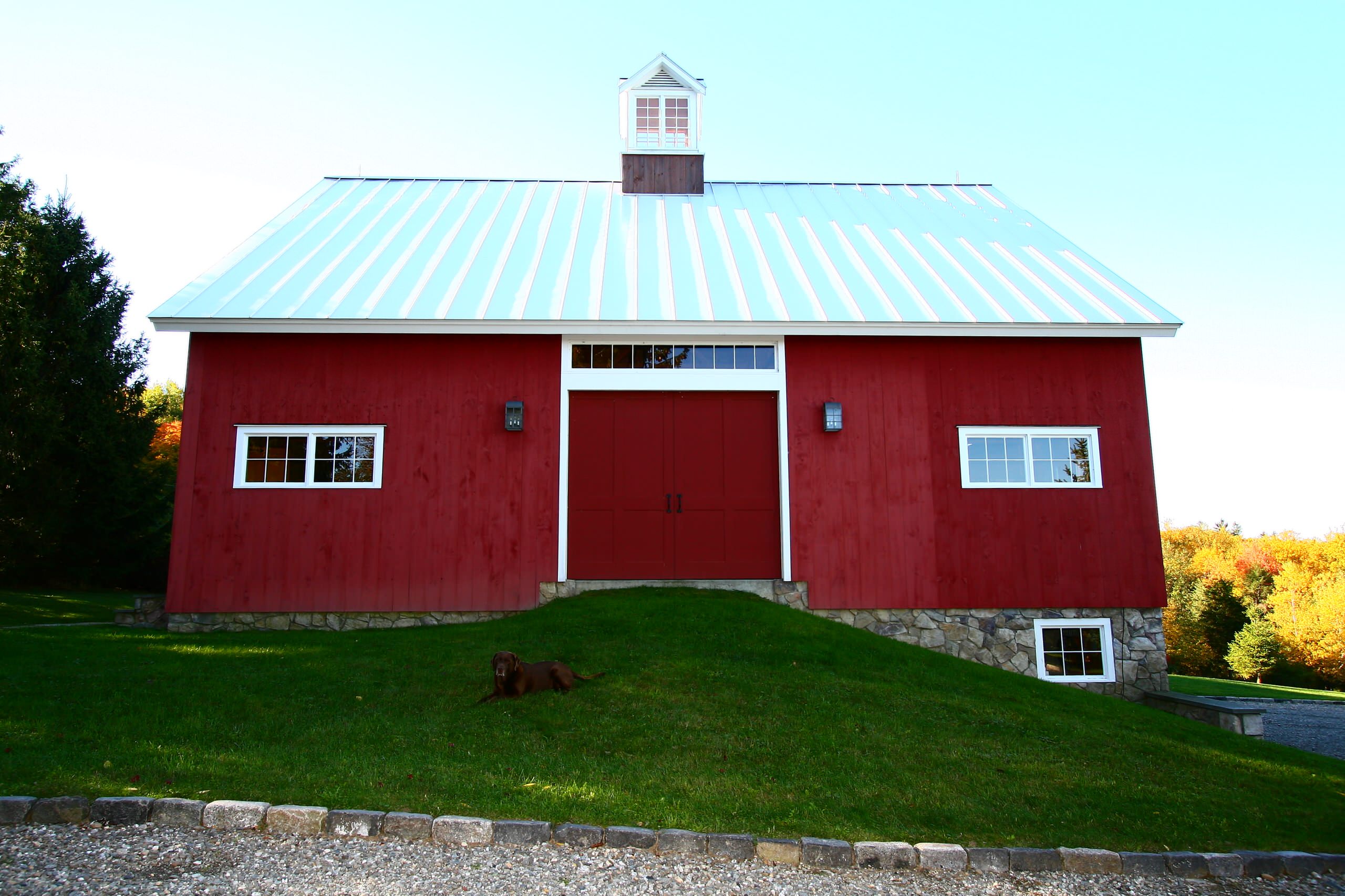 Red Metal Roof Barn Highwall Barn Storage Sheds Weaver Barns
