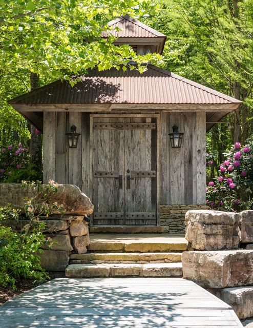 Rustic Garden Shed Roofs