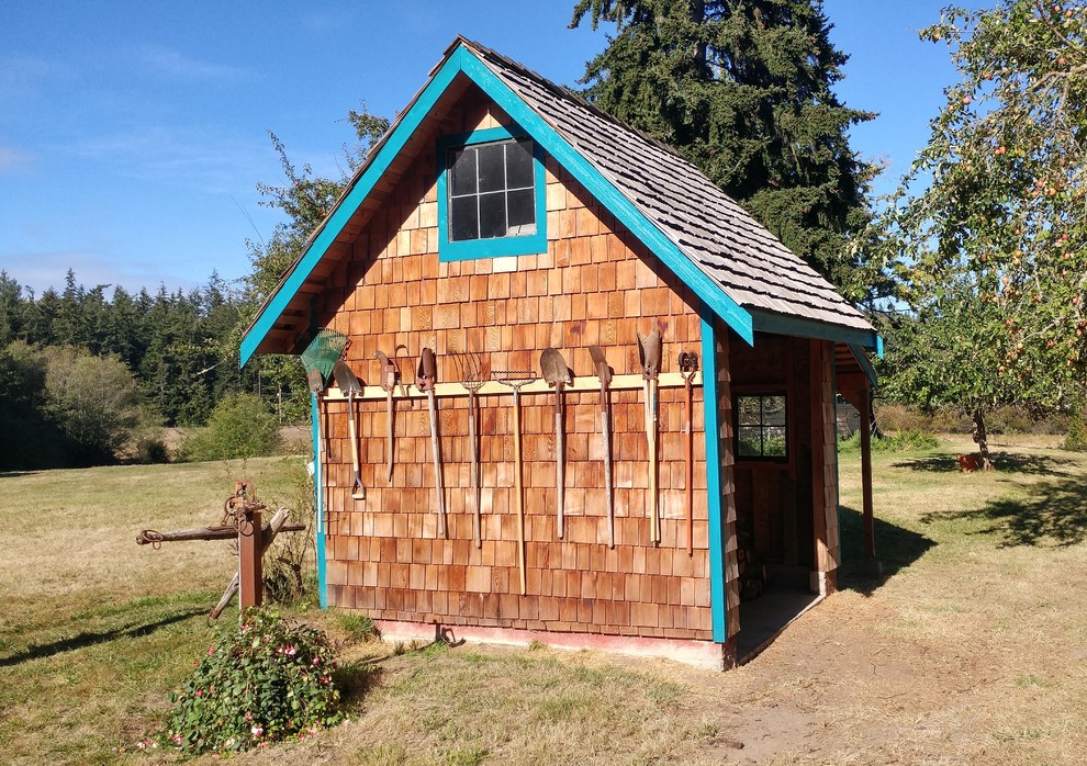 Rustic Woodshed - Rustic - Garden Shed and Building - Seattle - by ...