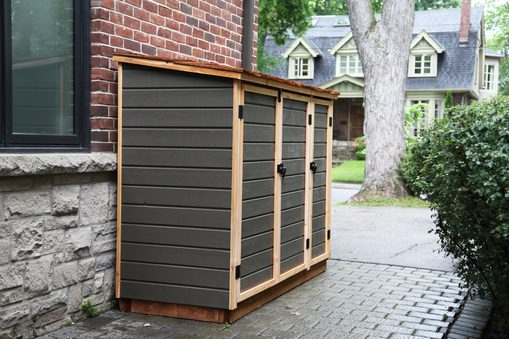 Shed for Garbage, Recycling and Green Bin - Craftsman - Abri - Toronto ...