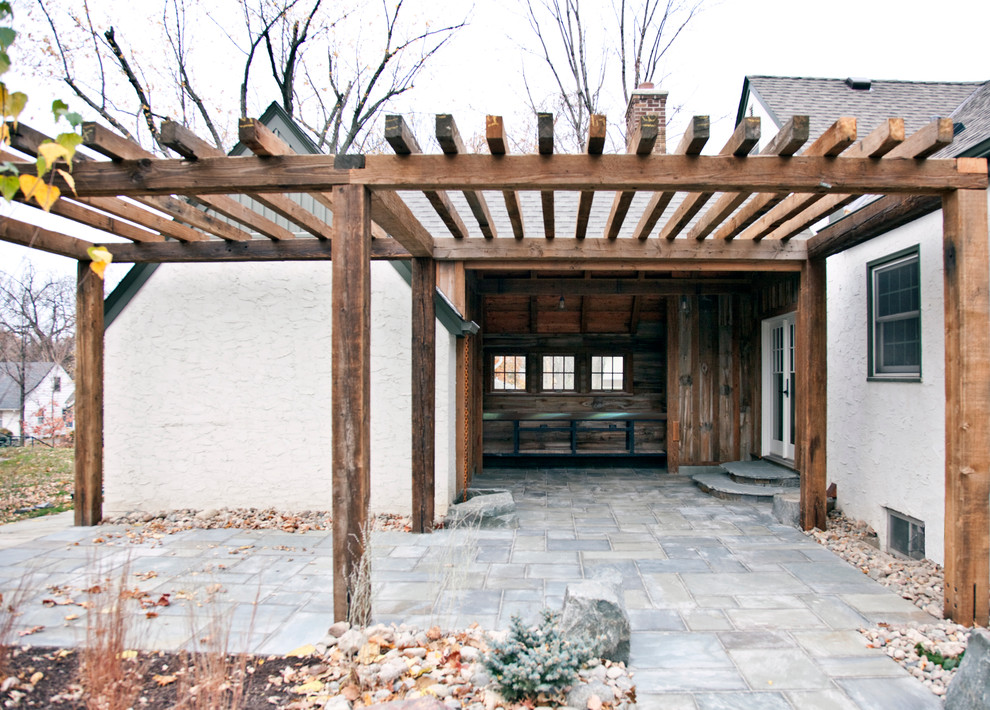 South Minneapolis Garage and Covered Breezeway - Rustic - Shed ...