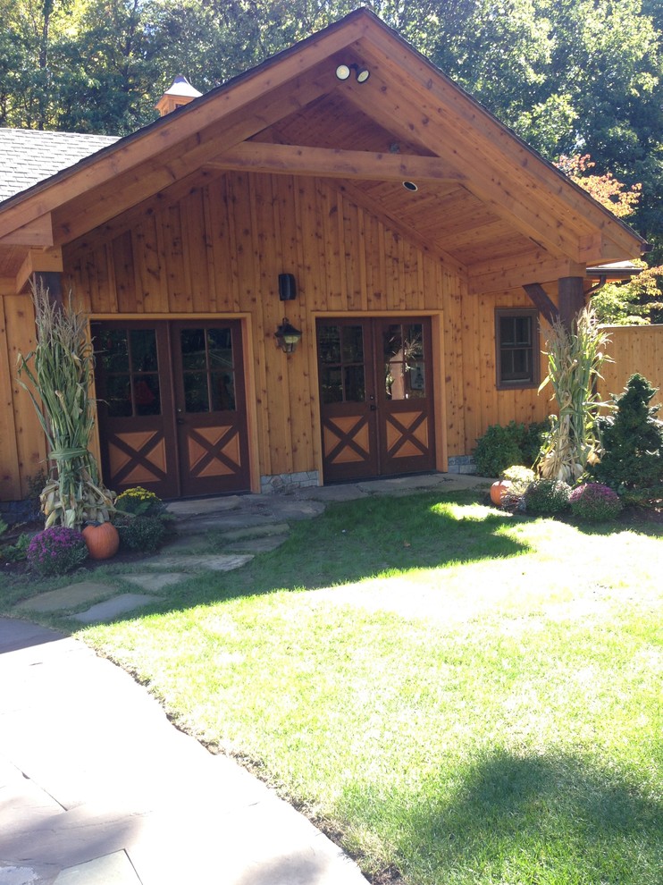 The "Man Barn" - Rustic - Shed - Other | Houzz