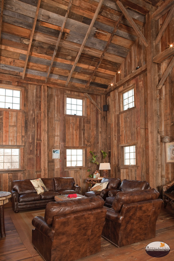 The Man Cave - Rustic - Shed - Other - by Appalachian Antique Hardwoods ...