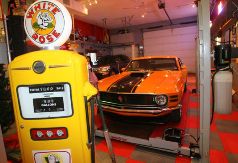 The Ultimate Man Cave - RaceDeck Garage Flooring - Garage - Salt Lake ...