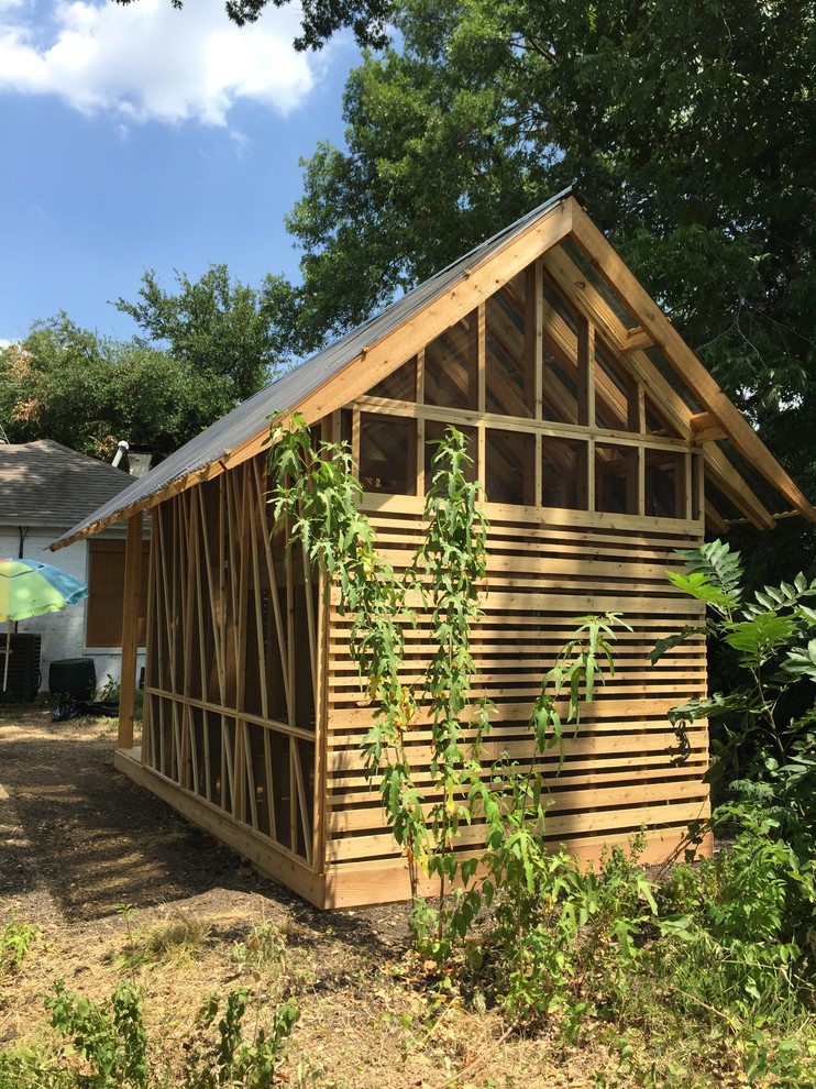 "Time Out" Playhouse - Contemporary - Garden Shed and Building - Orange ...