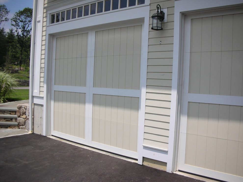 Wood Composite Garage Doors - Modern - Shed - Boston - by Mortland ...