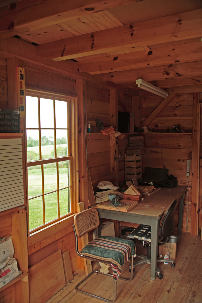 Writer's Cabin - Rustic - Shed - Boston - by Bensonwood | Houzz