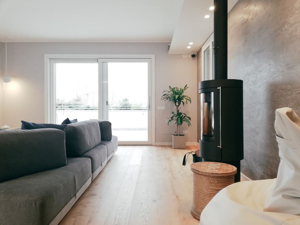 Attico con piscina - realizzazione - Contemporaneo - Soggiorno - Milano ...