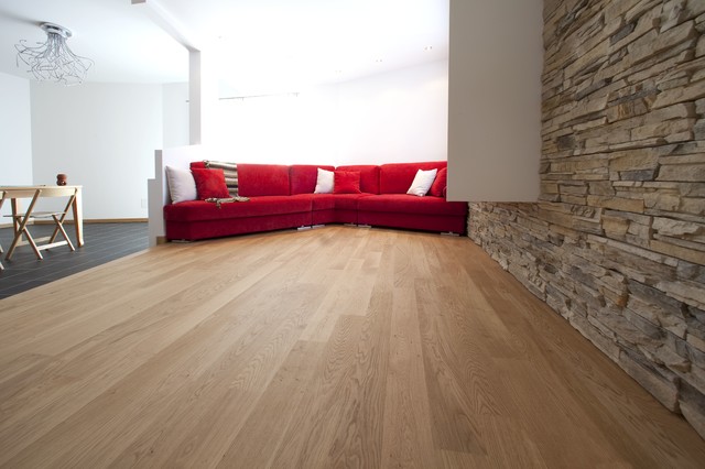 PAVIMENTAZIONE IN ROVERE EUROPEO - Moderne - Salle de Séjour - Venise ...