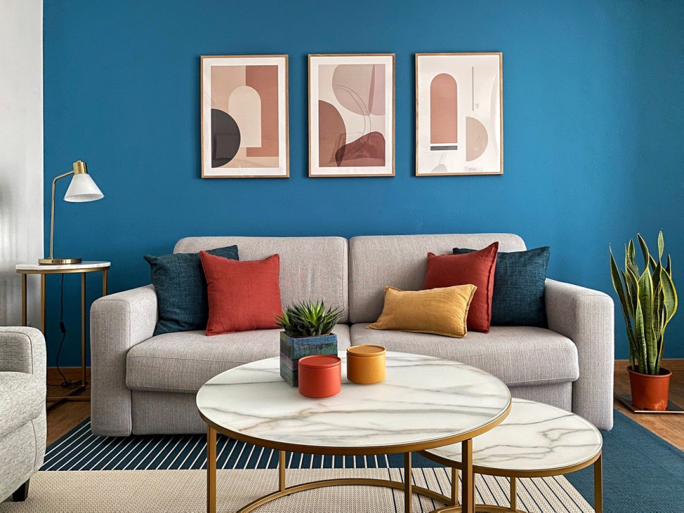 Restyling a base di colore | 95 MQ - Living Room - Milan - by Unusual ...