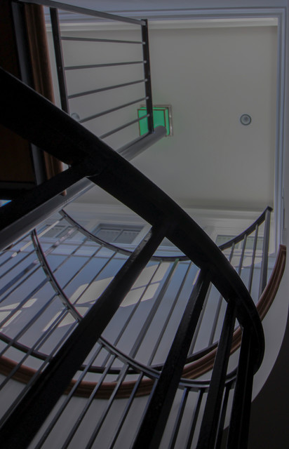 16_Spiral White Oak Treads to Fabulous Home Observatory, Fairfax VA ...