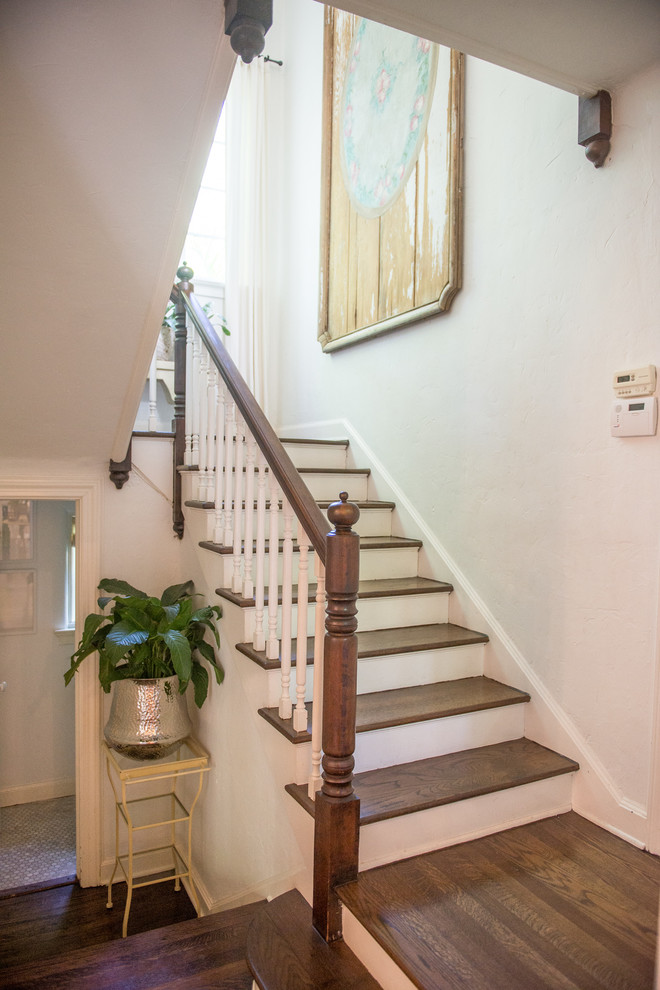 1920's Mediterranean Revival - Staircase - Mediterranean - Staircase ...