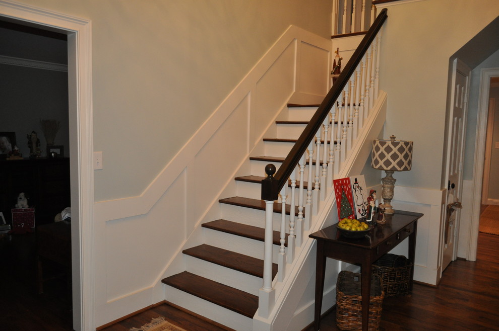 1973 Colonial Remodel After - Traditional - Staircase - Atlanta | Houzz