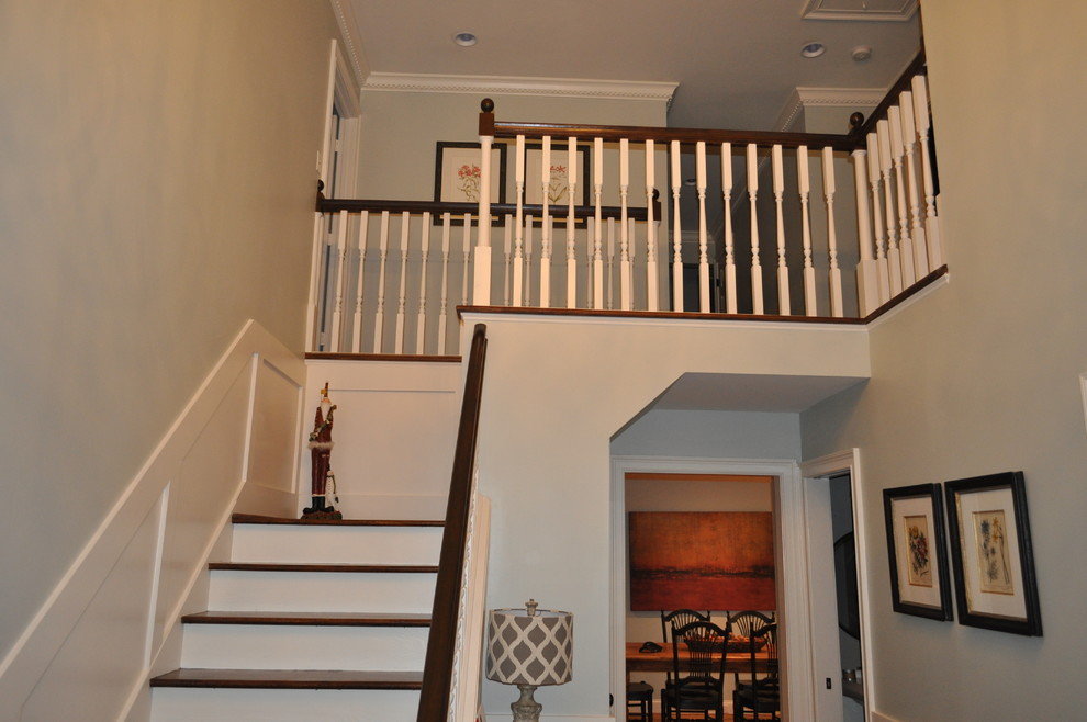 1973 Colonial Remodel After - Traditional - Staircase - Atlanta | Houzz