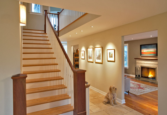 1st Floor Hall Stair - Whole House Renovation & Addition in Arlington ...