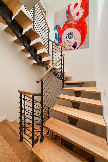 23 Downing Street - Contemporary - Staircase - New York - by The Turett ...