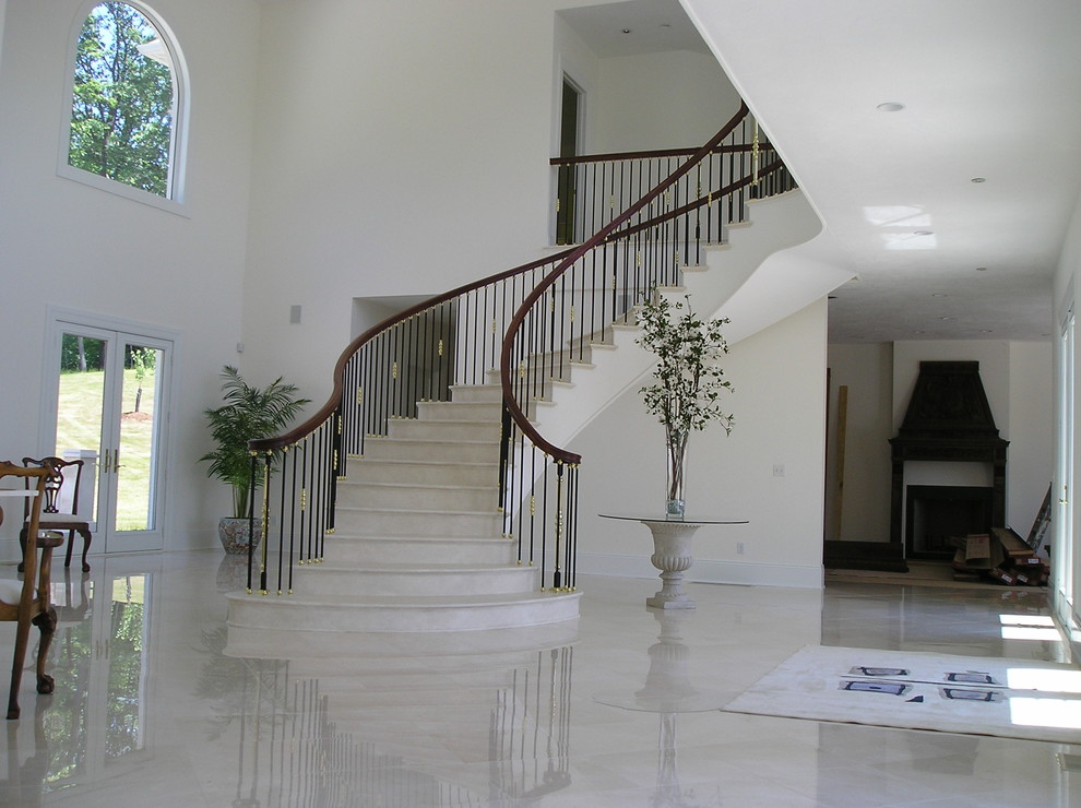 3_Classical Staircase for Elegant-Traditional Home, Alexandria VA 22315 ...